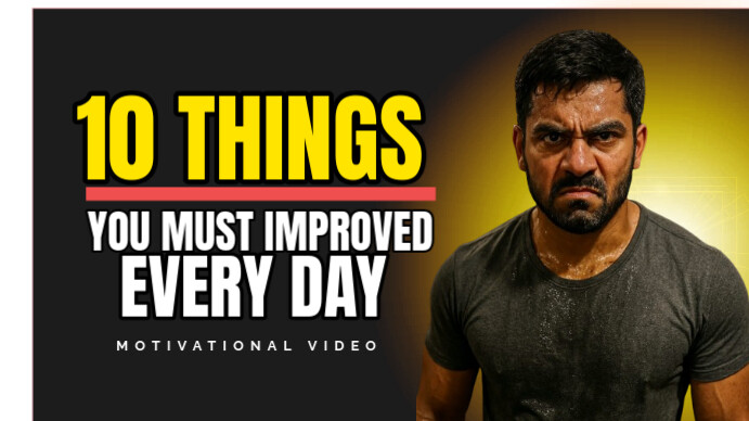 Professional Motivation Youtube Thumbnail Template | PosterMyWall