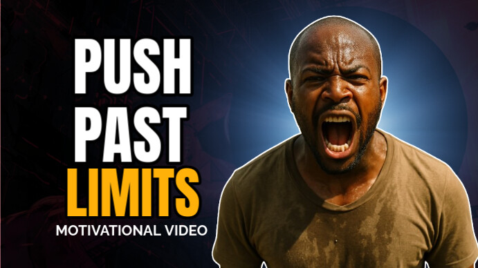 Professional Motivation Youtube Thumbnail Template | PosterMyWall