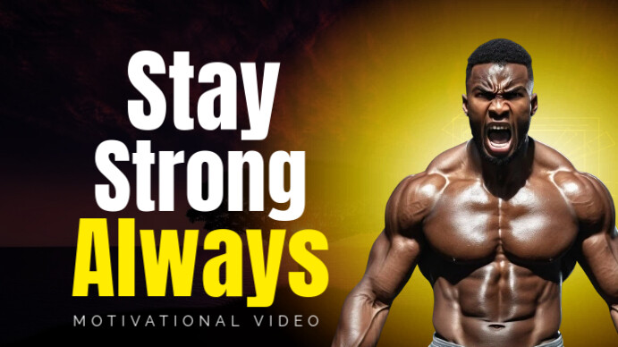 Professional Motivation Youtube Thumbnail Template | PosterMyWall