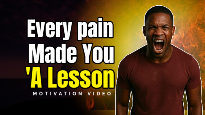 Professional Motivation Youtube Thumbnail Template | PosterMyWall