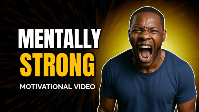 Professional Motivation Youtube Thumbnail Template | PosterMyWall