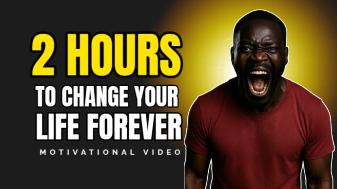 Professional Motivation Youtube Thumbnail Template | PosterMyWall