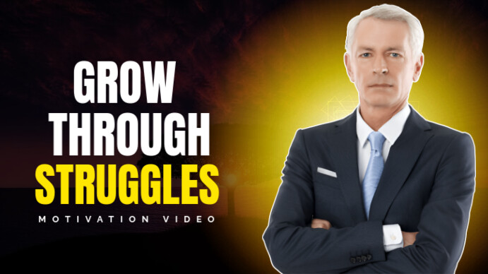 Professional Motivation Youtube Thumbnail Template | PosterMyWall