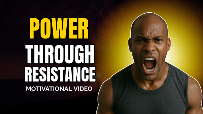 Professional Motivation Youtube Thumbnail Template | PosterMyWall