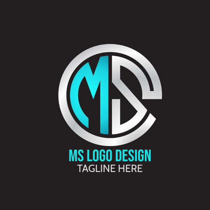 Professional Ms Logo Monogram Logo Design Logo Template | PosterMyWall