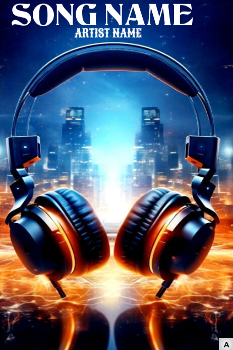 Professional Music Album Cover Poster Template | PosterMyWall