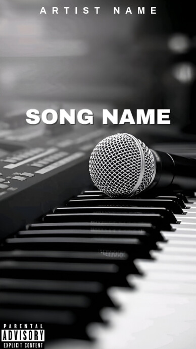 Copy of Professional Music Cover Digital Display (9:16) | PosterMyWall