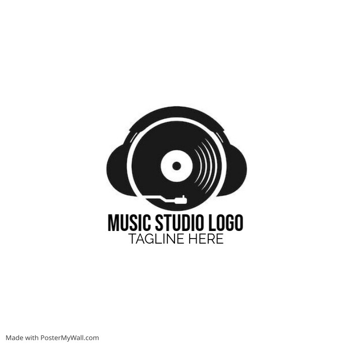Copia de Professional Music Studio Logo Design Logo | PosterMyWall