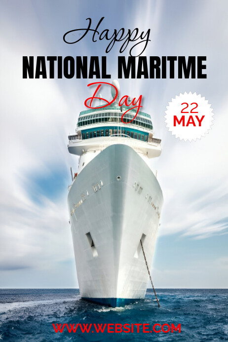 Copy of Professional National Maritime Day Poster | PosterMyWall