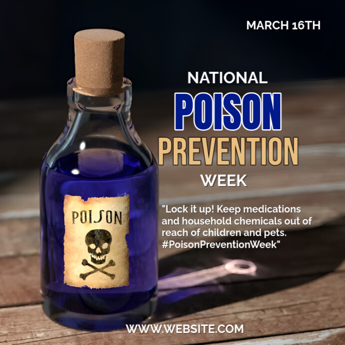 Plantilla de Professional National Poison Prevention Week Instagram ...
