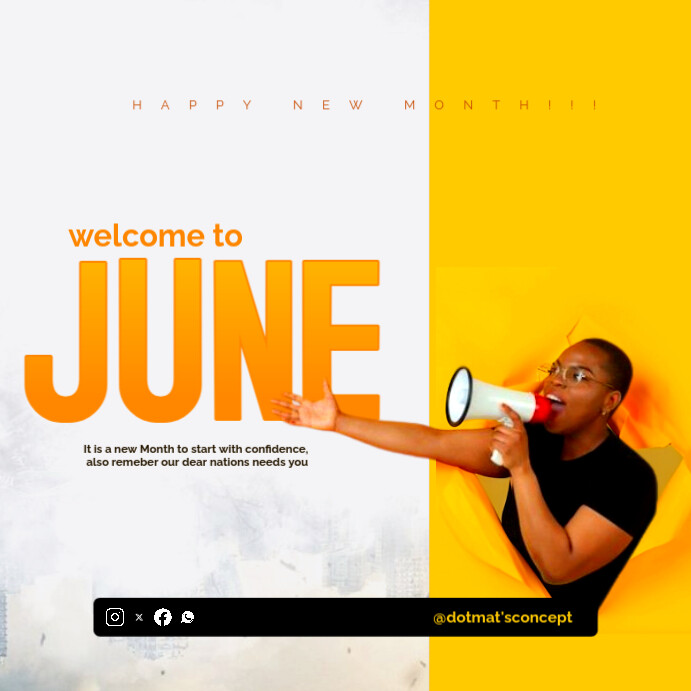professional new month flyer Template | PosterMyWall