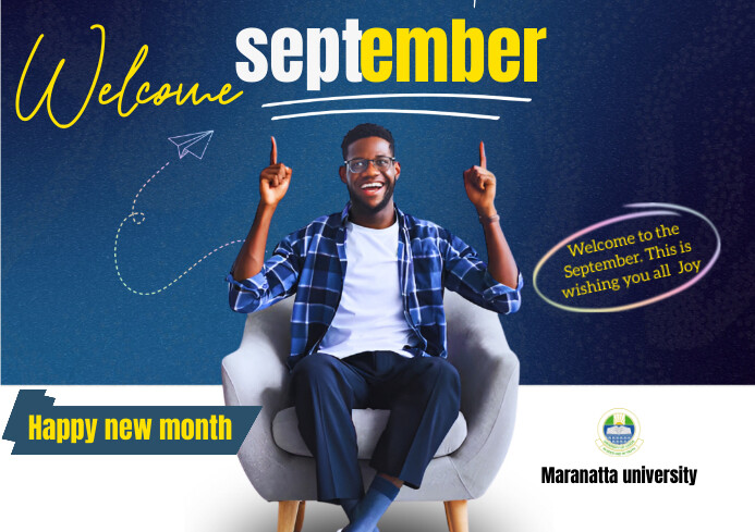 Professional New Month September A4 Template | PosterMyWall