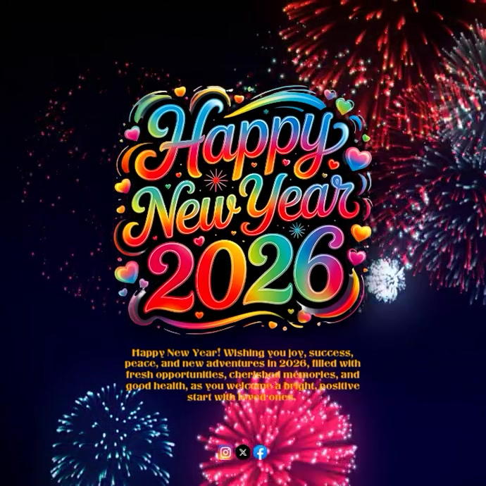 professional new year flyer Template | PosterMyWall