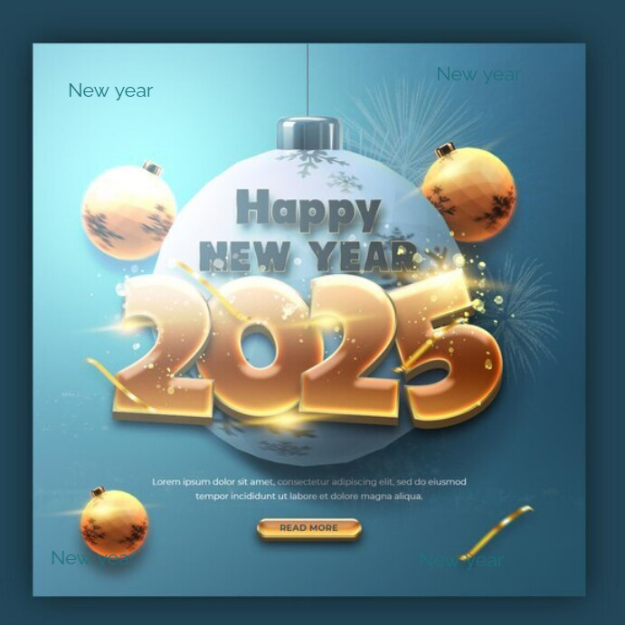 Professional New Year Instagram Post Template | PosterMyWall
