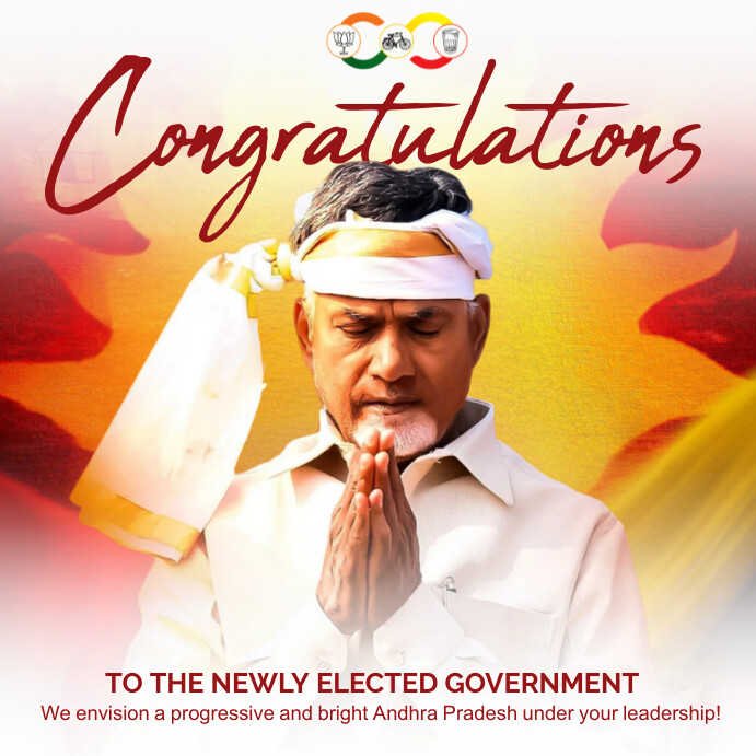 Professional Newly Elected Government Instag Template | PosterMyWall