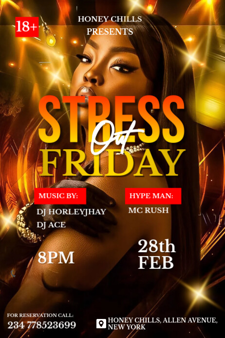 Professional Night Club Night Party Design Poster Template | PosterMyWall