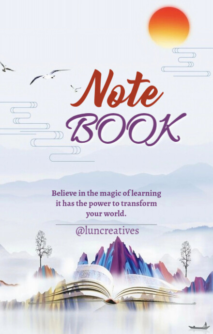 Copy of Professional Notebook Wattpad Cover | PosterMyWall