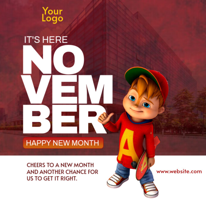 Copy of Professional November New Month Instagram Post | PosterMyWall