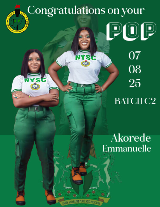 Professional Nysc Pop Design Flyer (us Letter) Template | PosterMyWall