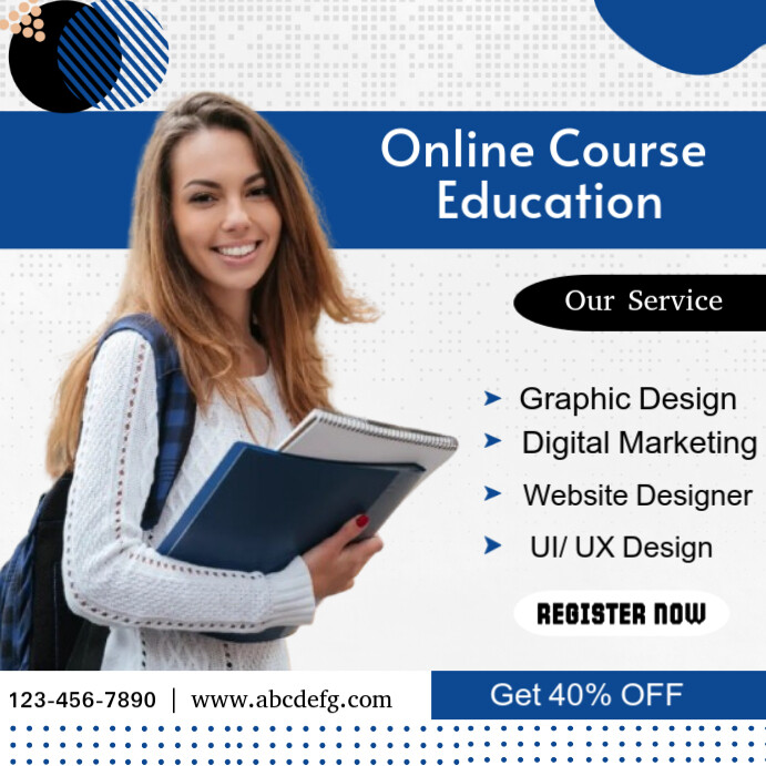 Copy of Professional Online Course Education Instagram Post | PosterMyWall