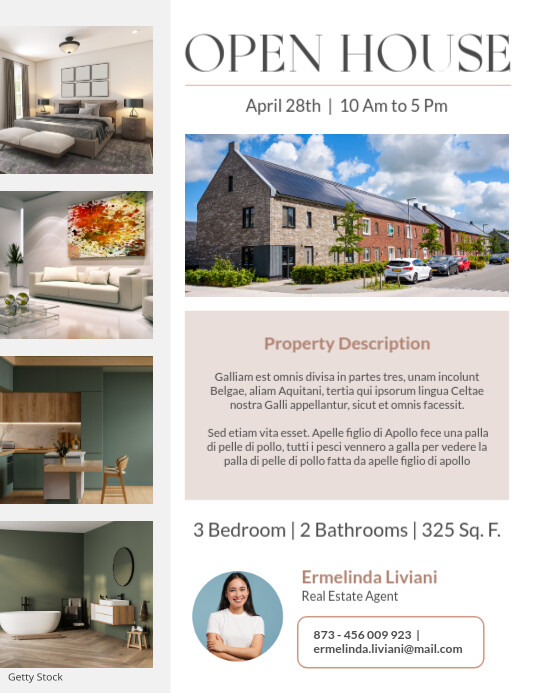 Professional Open House Flyer Advertising Real Estate Flyer 2025 2026 ...