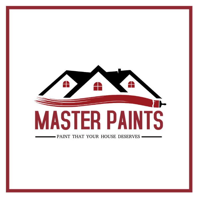 Professional Paint Logo, House Paint Logo, Painter's Logo Template Free ...