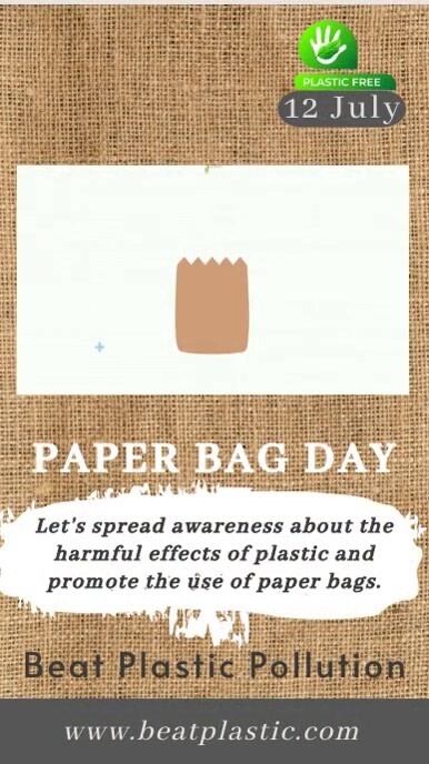 Copy of Professional Paper Bag Day Instagram Story | PosterMyWall