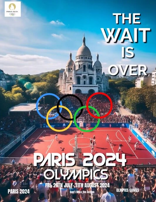 Professional Paris Olympics Games Flyer (us Template | PosterMyWall