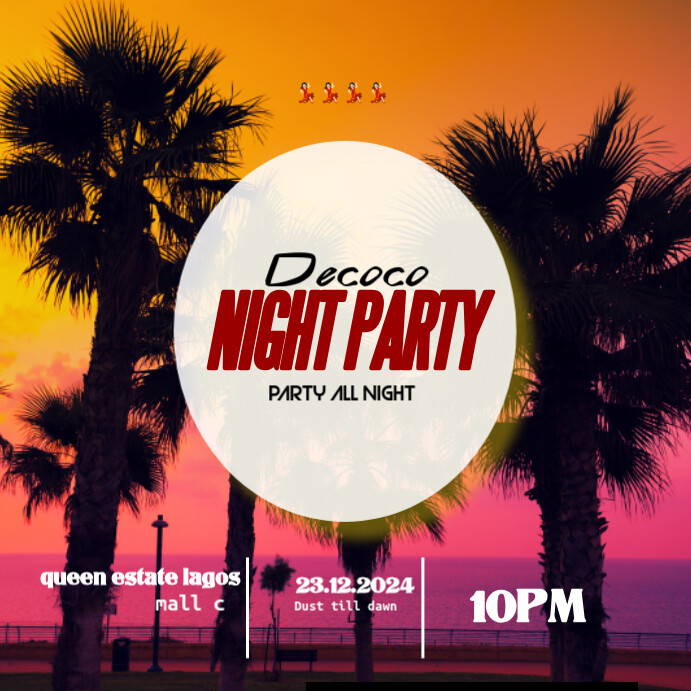 Professional Party Instagram Post Template | PosterMyWall