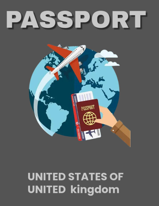 Professional Passport Flyer (us Letter) Template | PosterMyWall