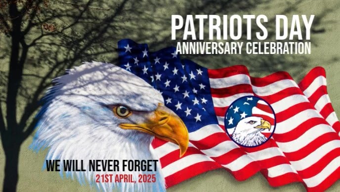 Professional Patriots' Day Youtube Thumbnail Template | PosterMyWall