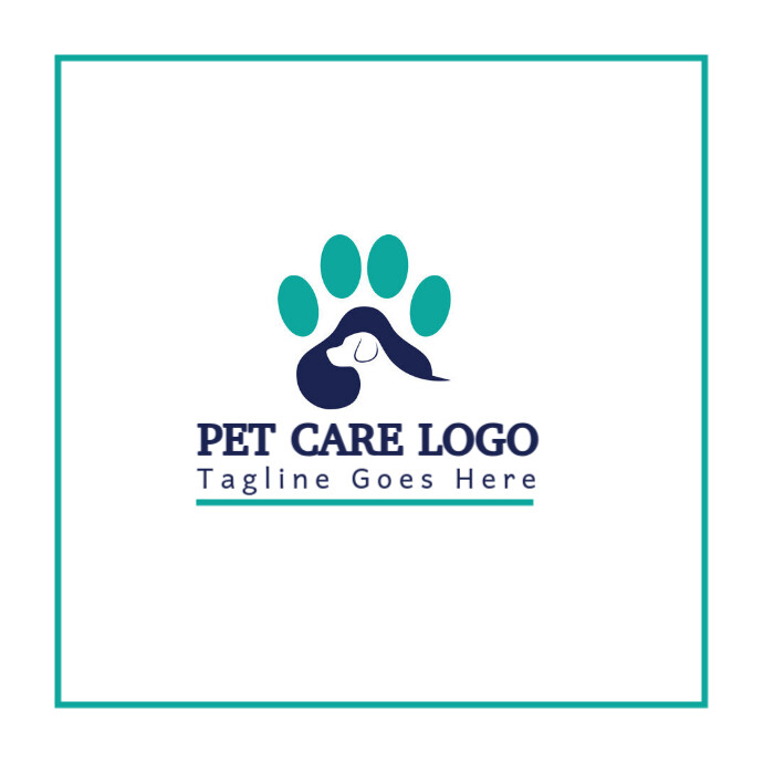 Copy of Professional Pet Logo, Pet Care Logo, Dog Logo, Paw Logo ...