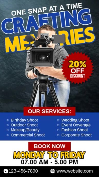 Professional Photographer Ads Template | PosterMyWall