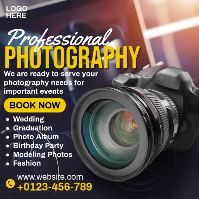 Professional Photography Ads Template | PosterMyWall