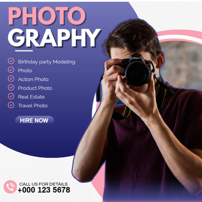 Professional Photography Template | PosterMyWall