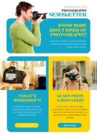 Professional Photography Newsletter Template | PosterMyWall