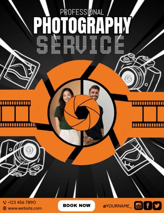 Professional Photography Service Template | PosterMyWall