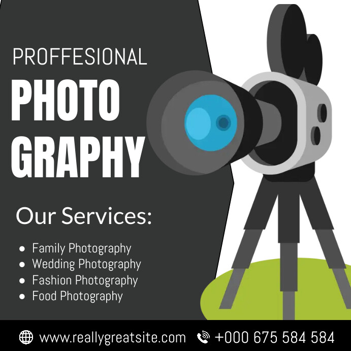 professional photography services poster Template | PosterMyWall