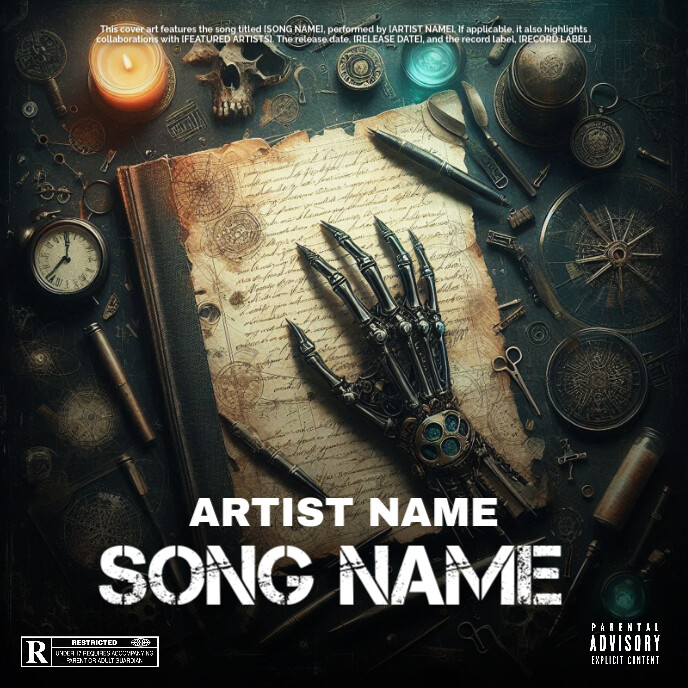 Professional Piarete Message Album Cover Template | PosterMyWall