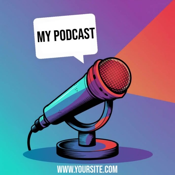Professional Podcast Template, Podcast Cover, Talkshow Cover Instagram ...