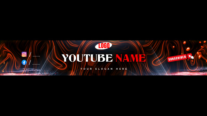 Professional Postermywall Youtube Channel Cov Template | PosterMyWall