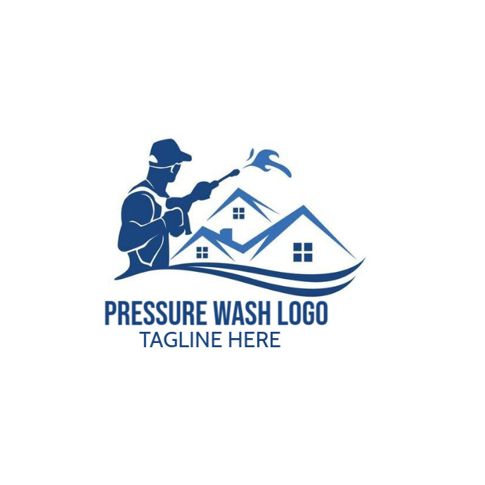 Plantilla de Professional Power Soft Wash Logo Design Logo | PosterMyWall