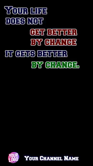 Professional Powerful Positive Quote Video Instagram Reel Template ...