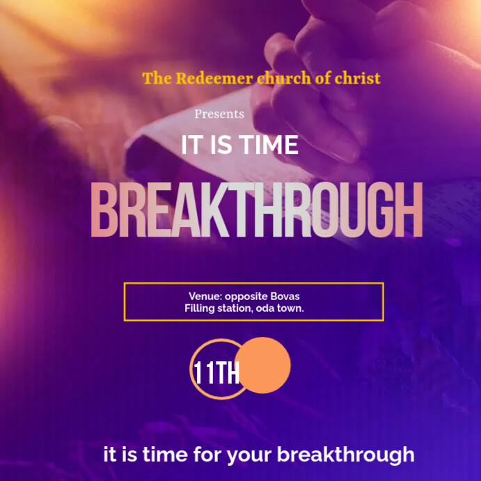 Professional Prayer Program Instagram Post Templat | PosterMyWall