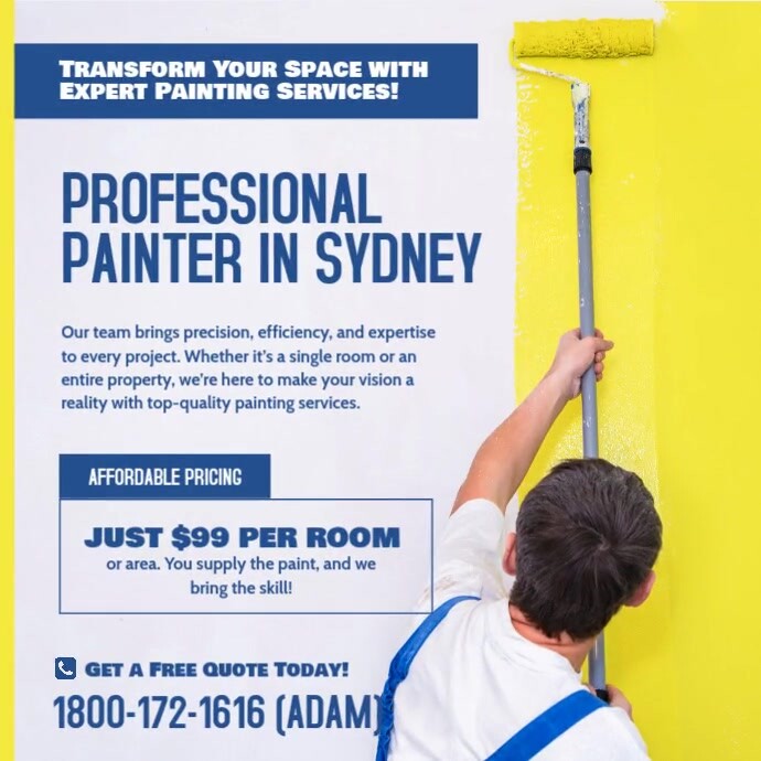 Professional Professional Painter Service Instagram Instagram Post ...