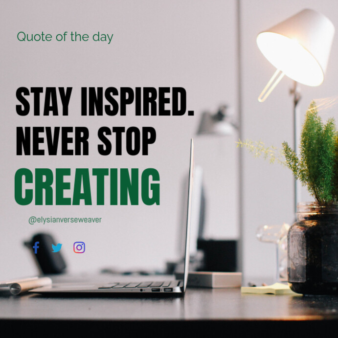 Professional Quote Of The Day Instagram Post Template | PosterMyWall
