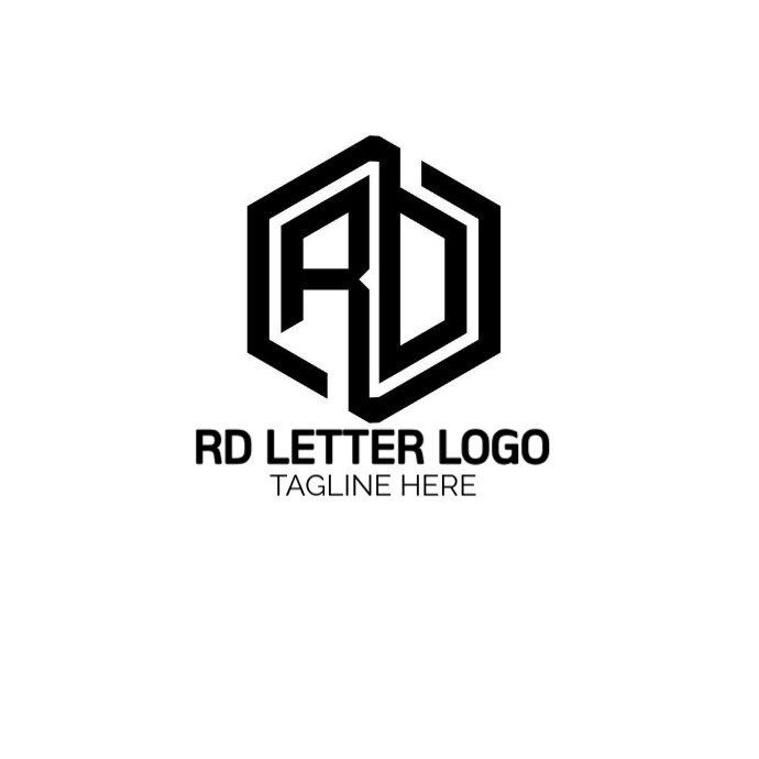 Professional Rd Letter Logo Design Logo Template | PosterMyWall