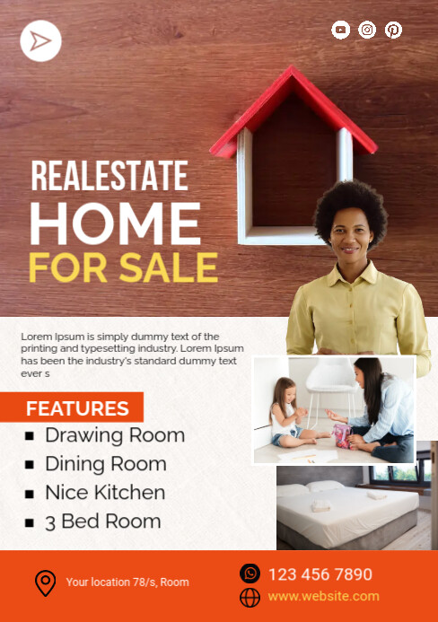 Professional Real Estate Flyer A5 Template | PosterMyWall