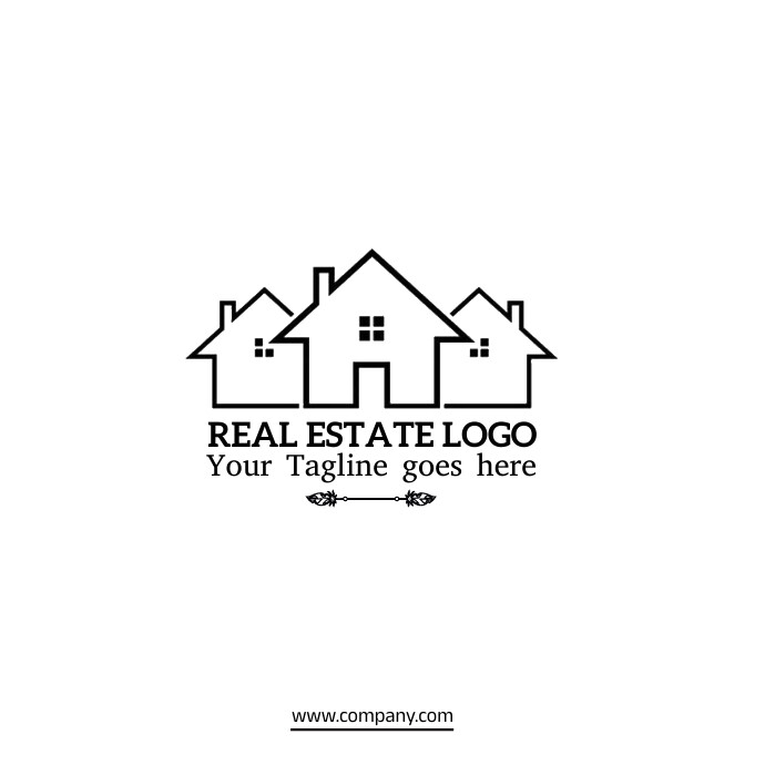 Professional Real Estate Logo Template | PosterMyWall