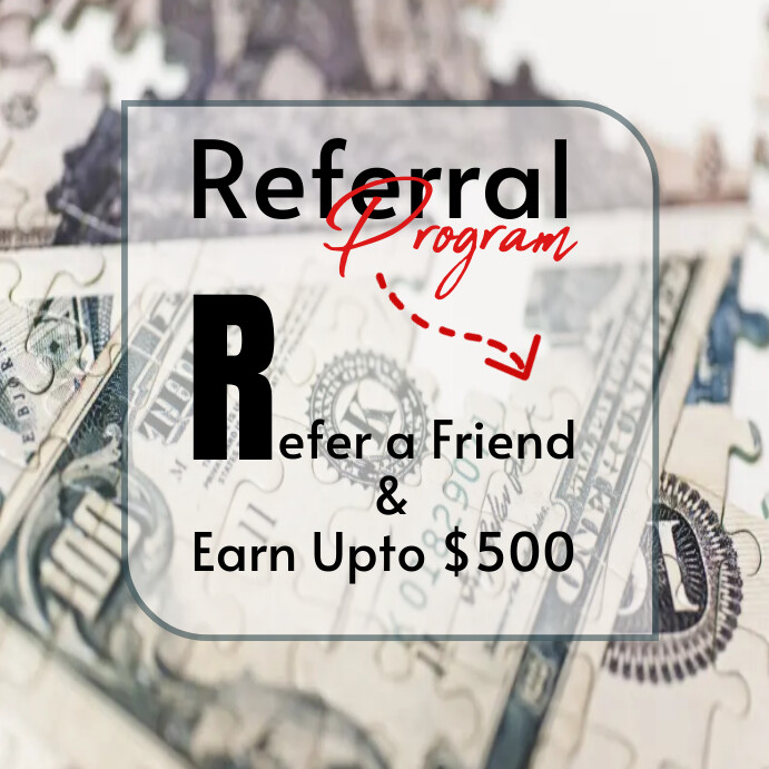 Modèle Professional Referral Program Instagram Post | PosterMyWall